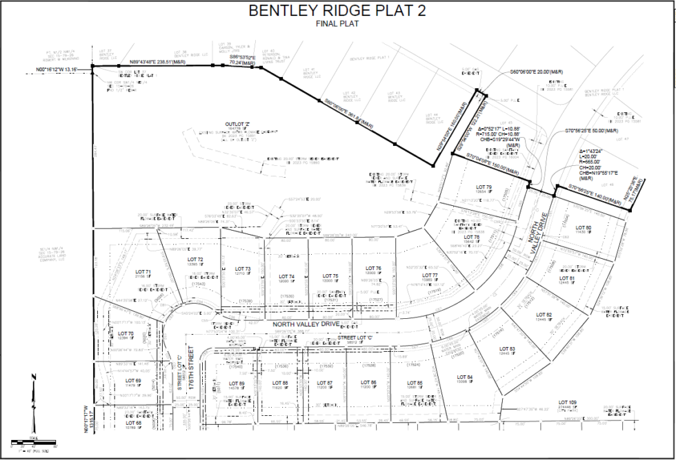 Bentley Ridge Plat 2 Map - Accurate Development