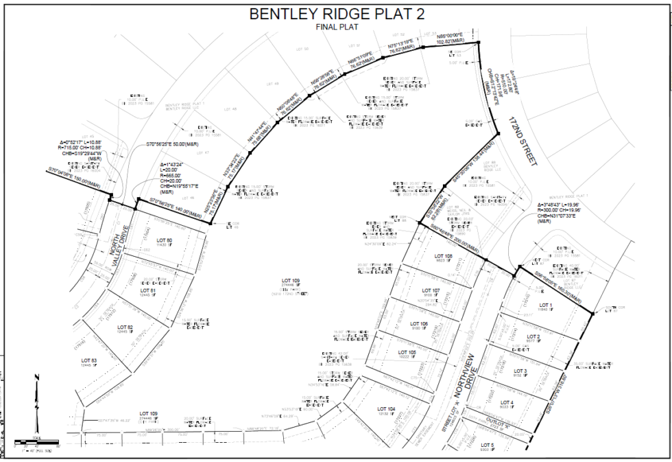 Bentley Ridge Plat 2 Map - Accurate Development